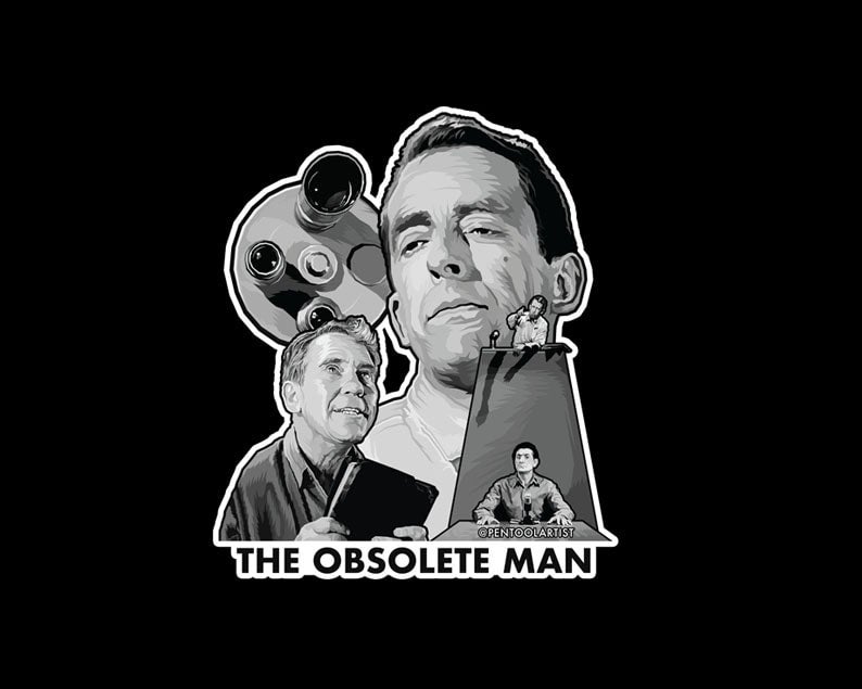 Get Your VINTAGE BLACK & WHITE Twilight Zone 5-Inch Die-Cut Vinyl ...