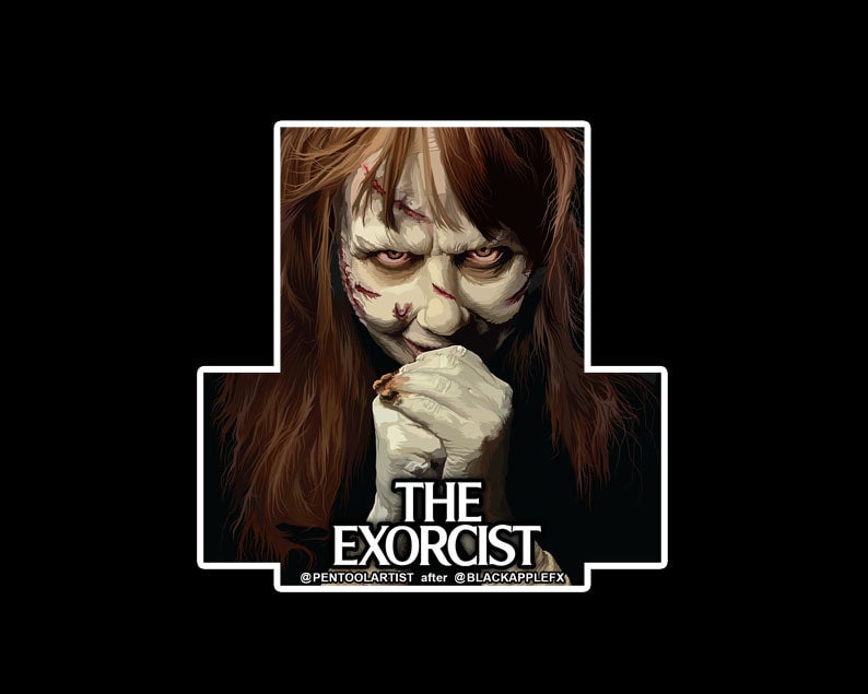 Get Your EXORCIST - REAGAN 5-Inch Die-Cut Vinyl Sticker | Chris Nielsen ...