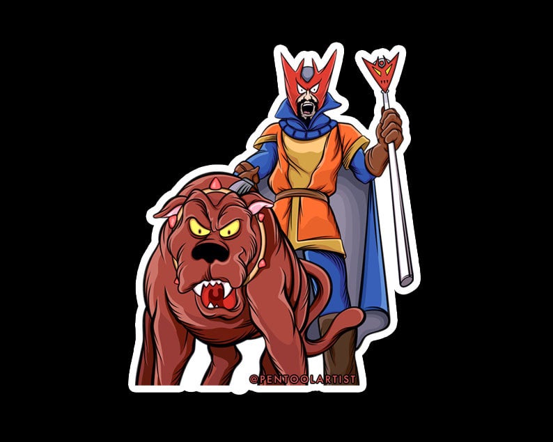 My 3-Inch Die-Cut Vinyl Sticker of ANTHOS THE WARLOCK | Chris Nielsen ...