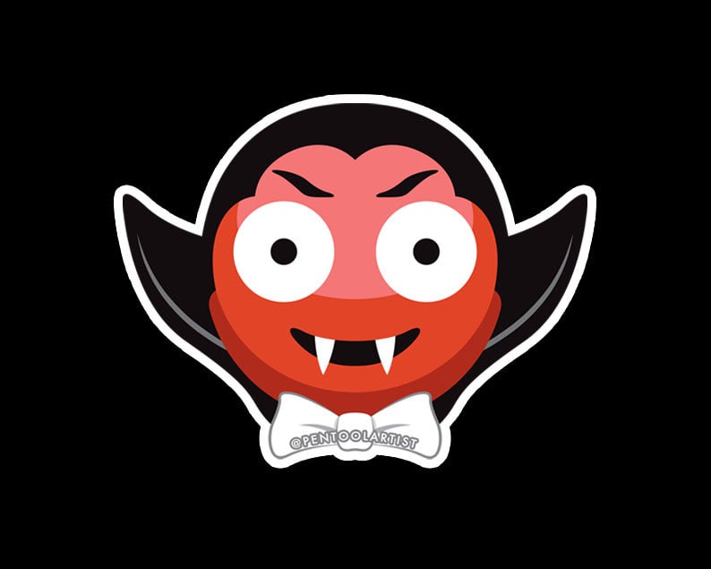 Check Out my Scary-Moji Vinyl Stickers | Chris Nielsen Illustration