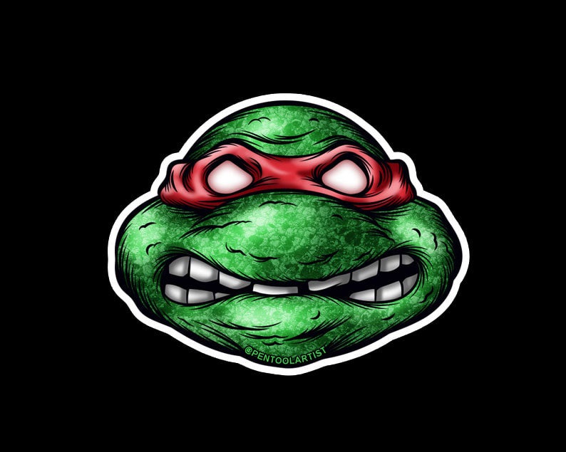 3-Inch Vinyl Raphael Stickers | Chris Nielsen Illustration