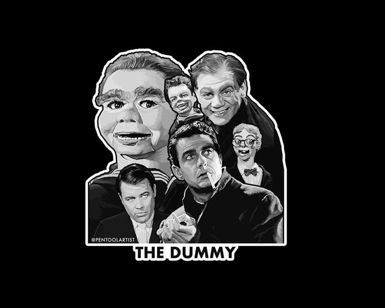 Get Your VINTAGE BLACK & WHITE Twilight Zone 5-Inch Die-Cut Vinyl ...