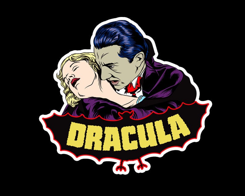 Get Your Vampire Bat Design 3-Inch Die-Cut Vinyl Sticker | Chris ...