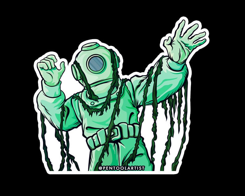 Get Your CAPTAIN CUTLER 3-Inch Die-Cut Vinyl Sticker | Chris Nielsen ...