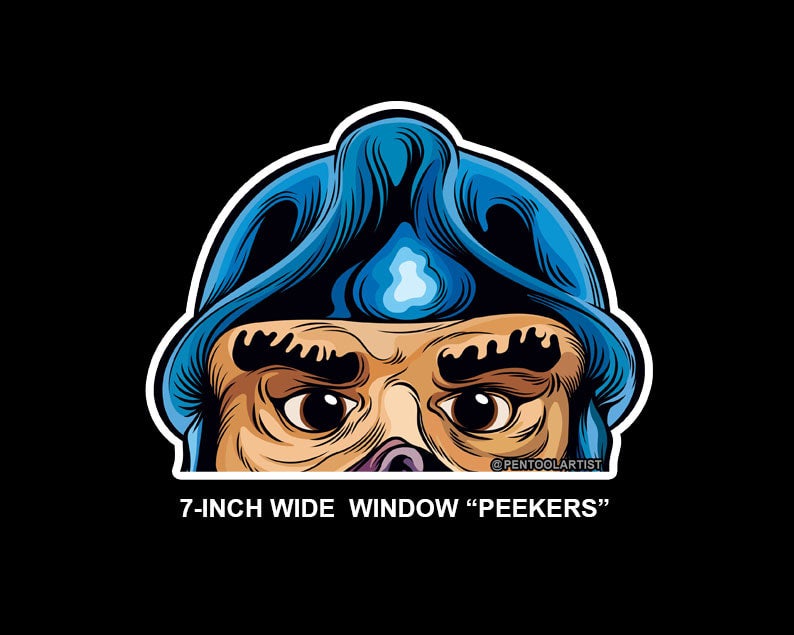 Get Your TMNT SHREDDER WINDOW PEEKER 7-Inch Die-Cut Vinyl Sticker ...