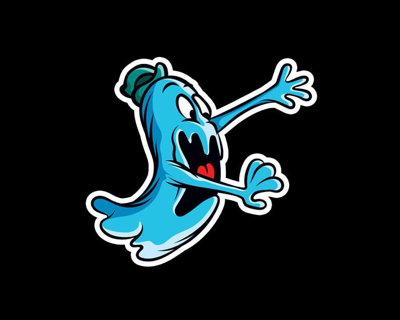 Get Your PAC-MAN BLUE GHOST 3-Inch Die-Cut Vinyl Sticker | Chris ...
