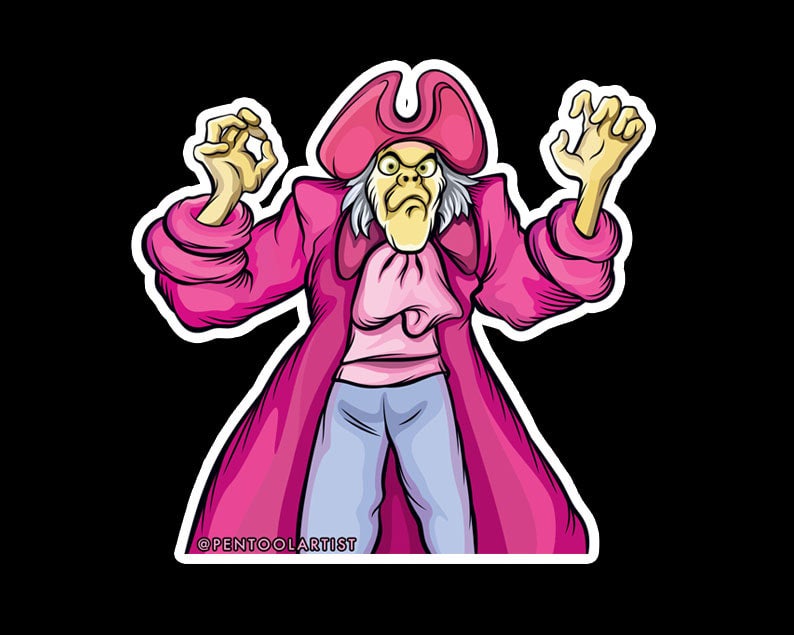 My 3-Inch Die-Cut Vinyl Sticker of THE GHOST OF CAPTAIN PESCADO | Chris ...