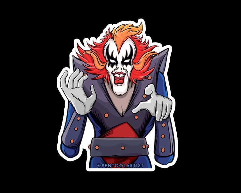My 3-Inch Die-Cut Vinyl Sticker of THE DIABOLICAL DISC DEMON | Chris ...