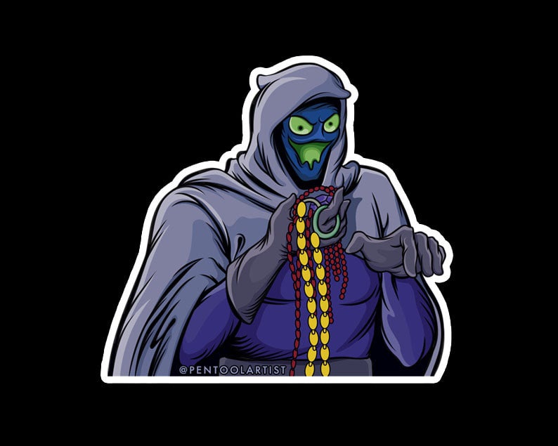 My 3-Inch Die-Cut Vinyl Sticker of THE GHOSTLY GONDOLIER | Chris ...