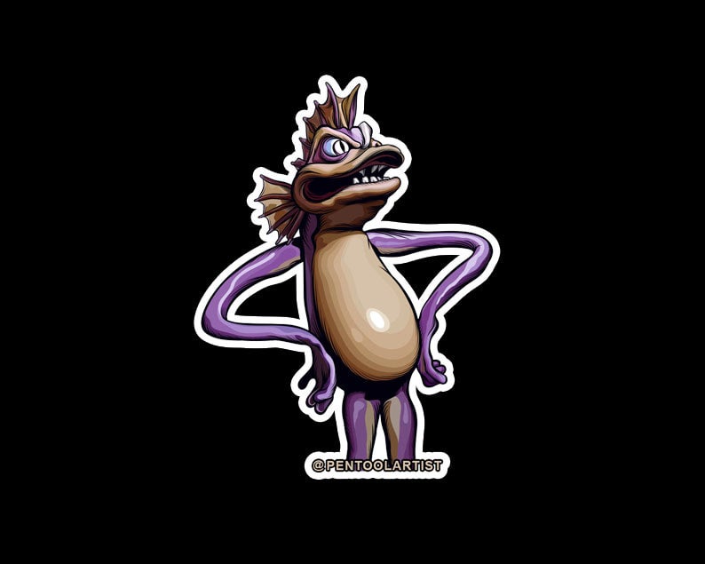 Get Your Mad Monster Party - THE SEA CREATURE 3-Inch Die-Cut Vinyl ...