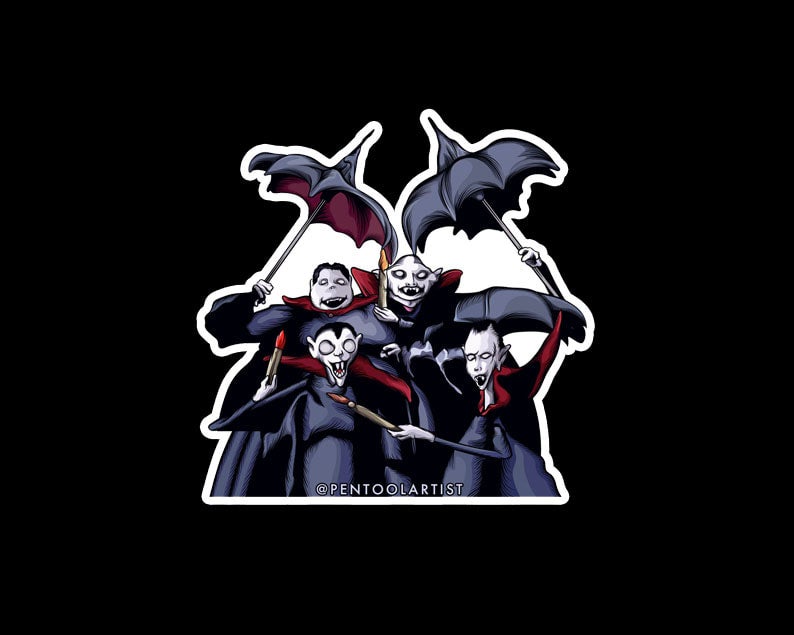 Get Your Nightmare Before Christmas - VAMPIRE BROTHERS 3-Inch Die-Cut ...
